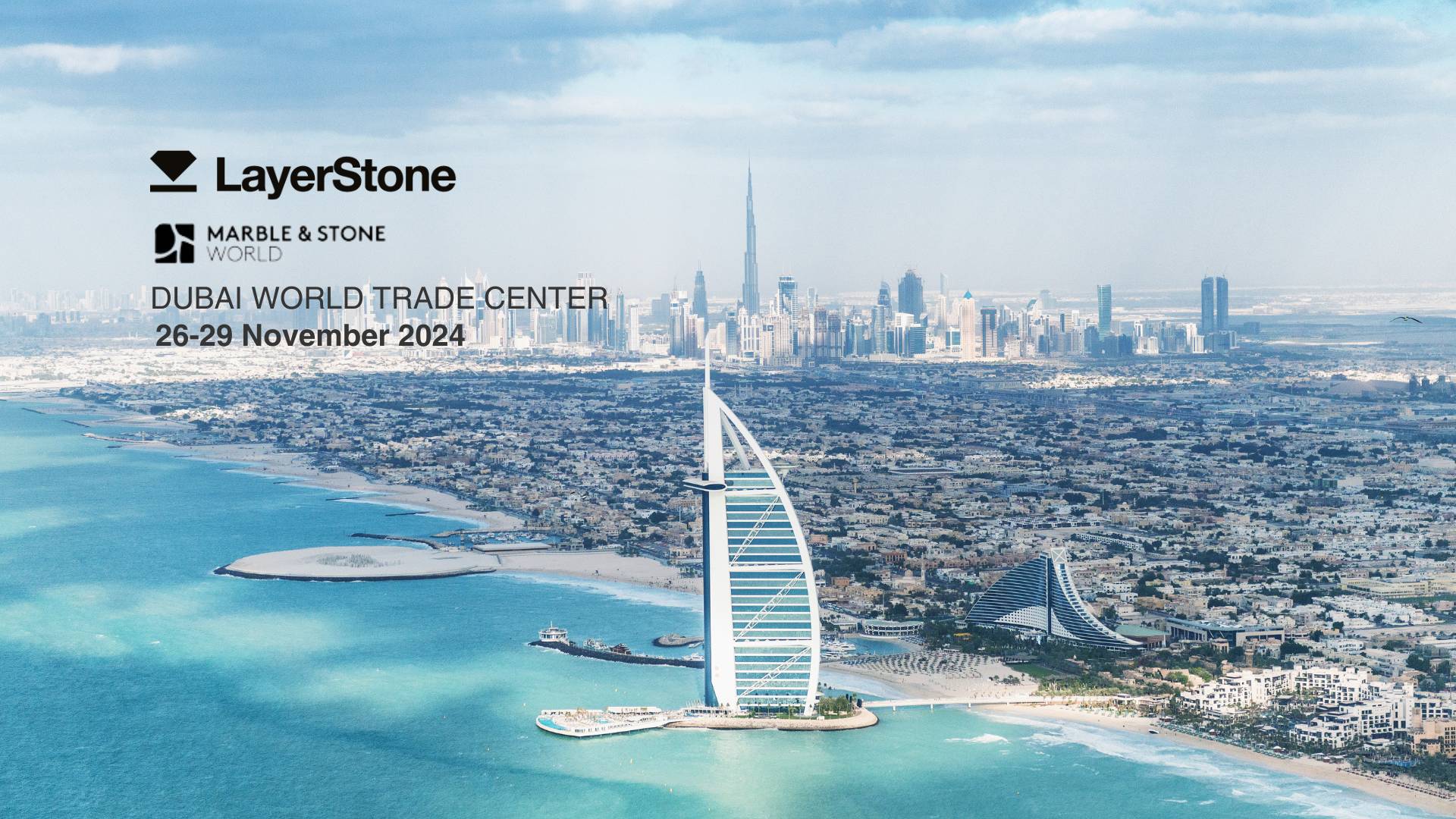 LayerStone at Marble & Stone World 2024 in Dubai - Layerstone by Gammastone